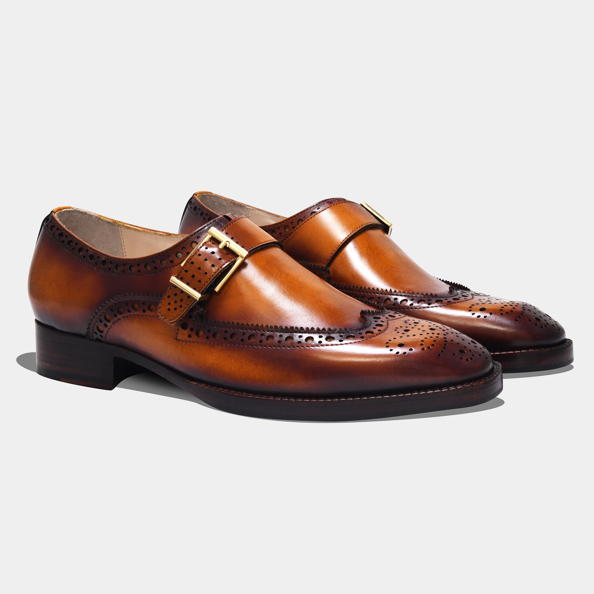 SHELBY'S MONK | BROGUE TAN | UK:8